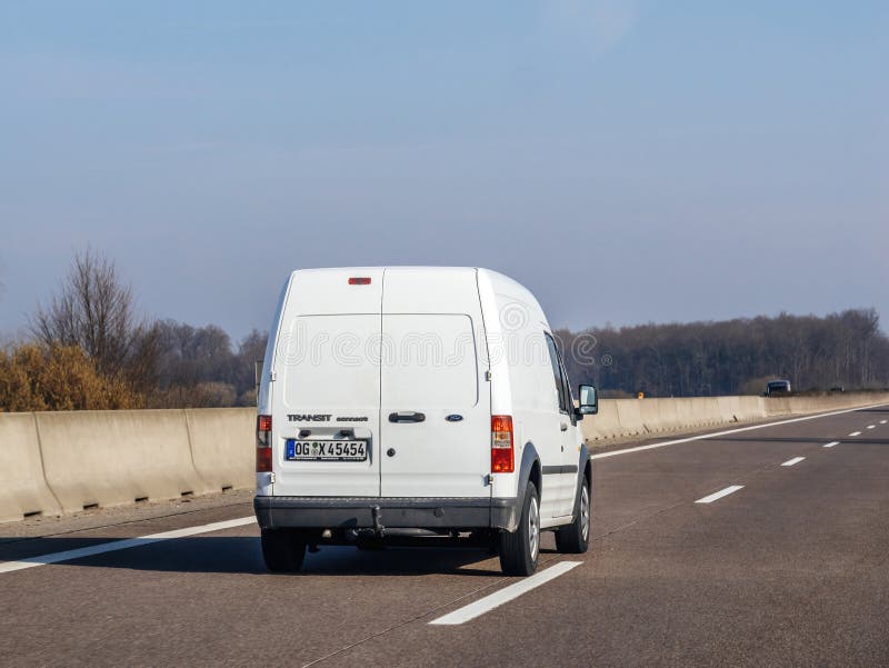 Ford Transit Rear View Isolated White Stock Photos - Free & Royalty ...
