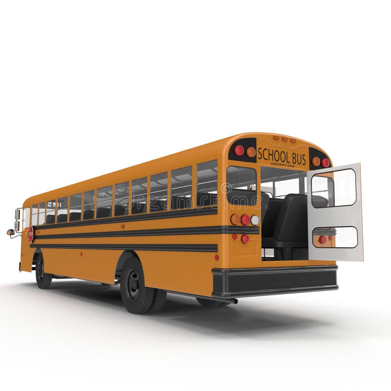 School Bus Rear Stock Illustrations – 209 School Bus Rear Stock ...
