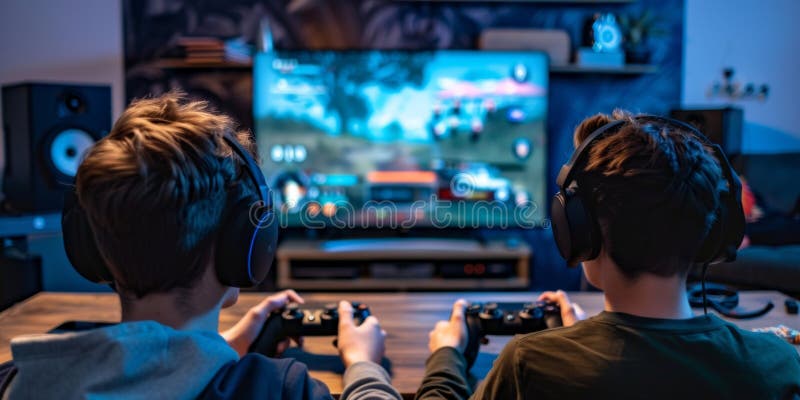 Young Boy Playing and Having Fun Doing Activities Outdoors. Happiness ...