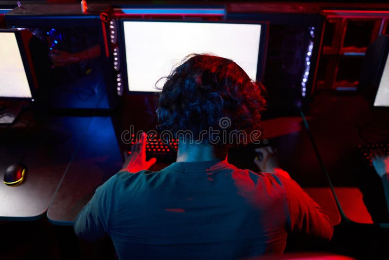 Haker Working with Software Stock Photo - Image of cybercrime ...