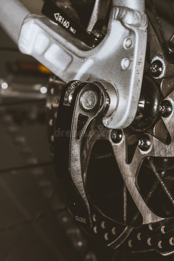 Rear Wheel Quick Release Bicycle Stock Photo - Image of front, isolated ...
