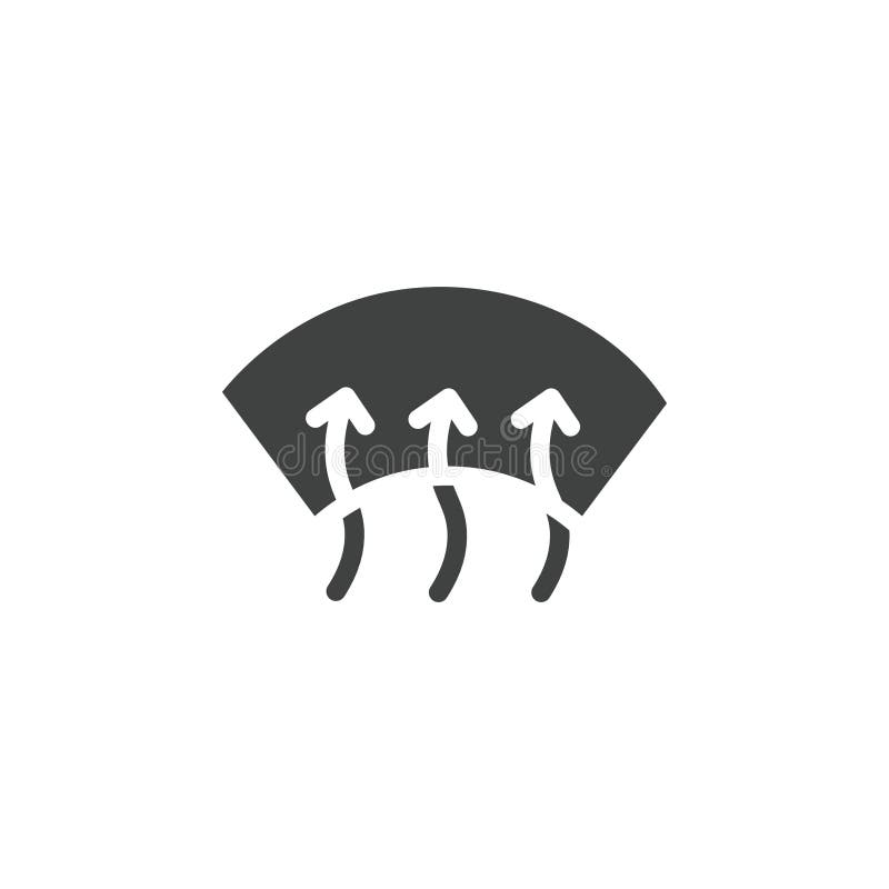 Rear Window Defrost Icon Simple Vector Symbol Stock Vector ...