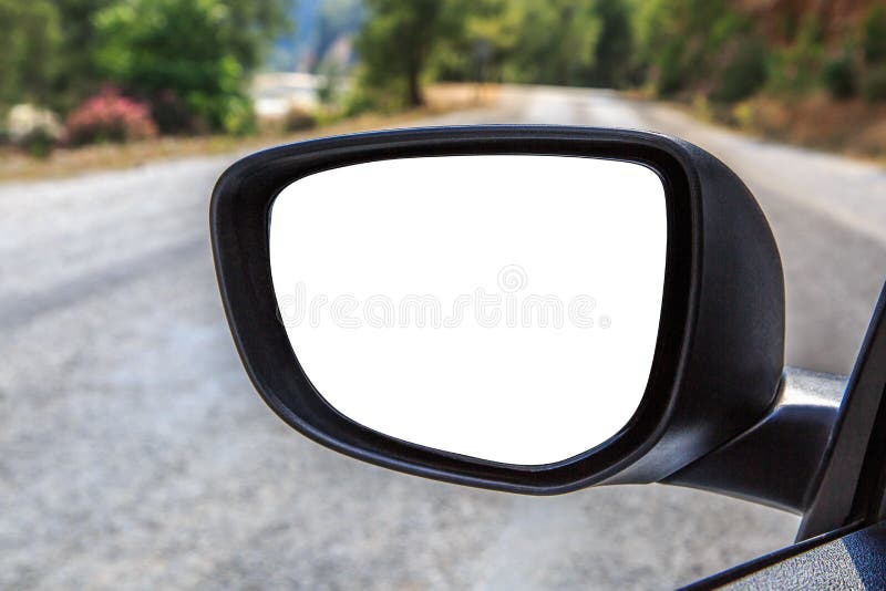 Blank Rearview mirror stock image. Image of mirror, glass - 37007519