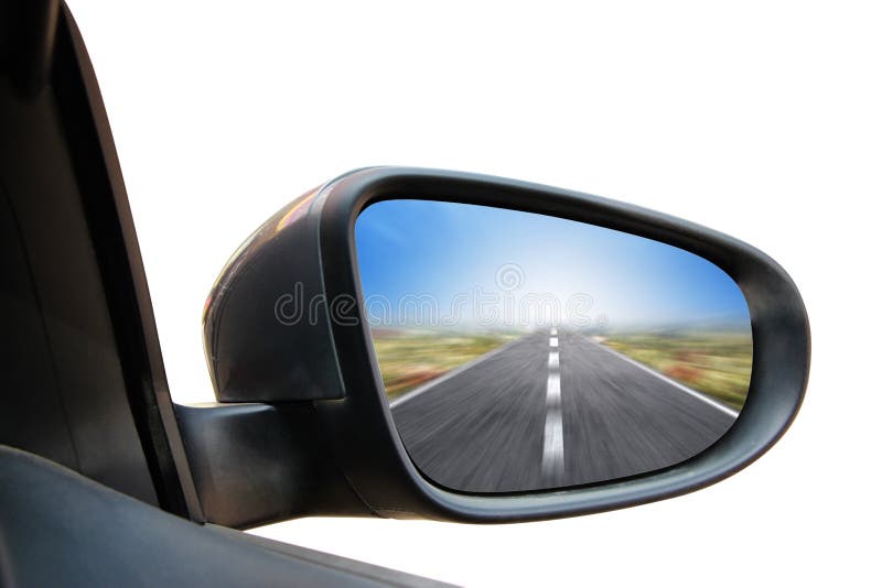 Rearview Mirror Traveling stock image. Image of automobile - 37007505