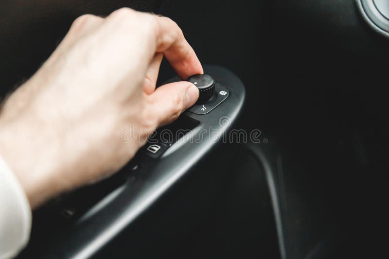 Rearview Mirror Switch Adjust Button with Heat Control. Modern Car ... Rearview Mirror Switch Adjust Button with Heat Control. Modern Car ...