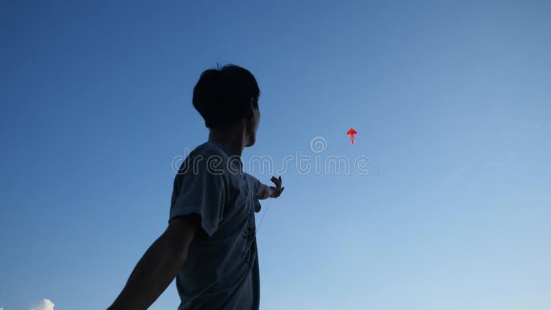 Teenage Boy in a Blue Shirt in Big Headphones Stock Video - Video of ...