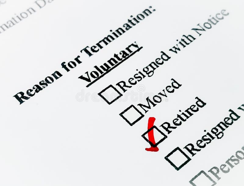 Reason for termination stock photo. Image of employer - 186854494