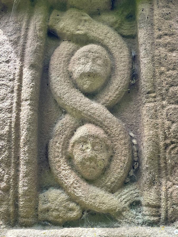 The Cross of the Scriptures, Clonmacnoise, Co. Offaly Stock Photo ...