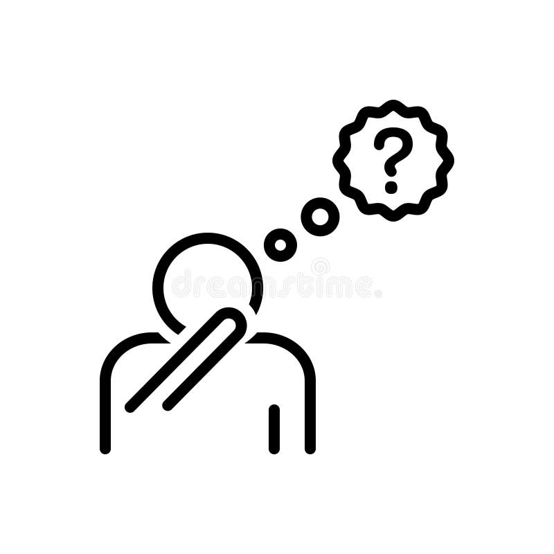 Black Line Icon for Reasonable, Tenable and Sensible Stock Vector ...