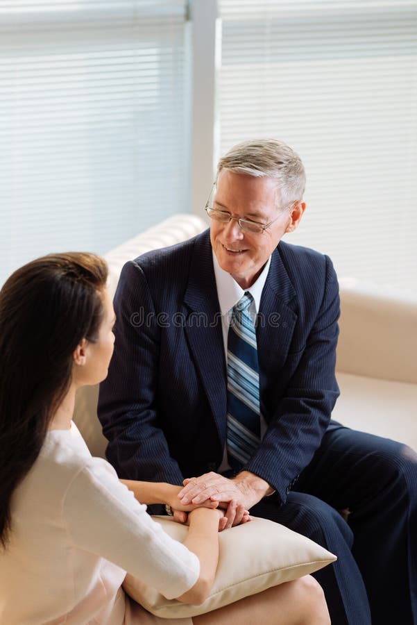 Reassuring patient stock photo. Image of problem, client - 53779846