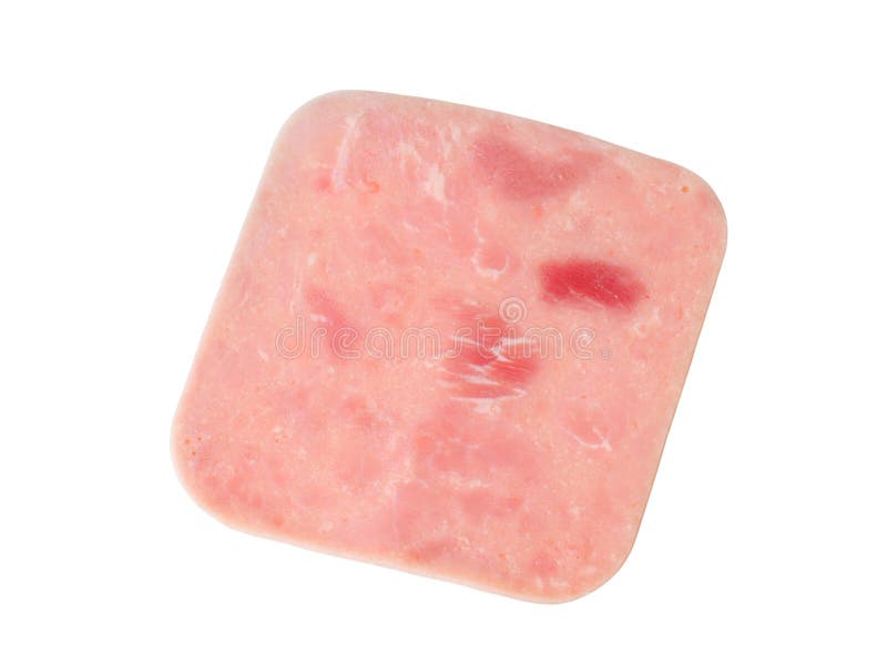 Rebanada de jamón foto de archivo. Imagen de alimento - 28682076