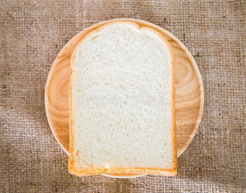 Rebanada de pan imagen de archivo. Imagen de traslapo - 75126507