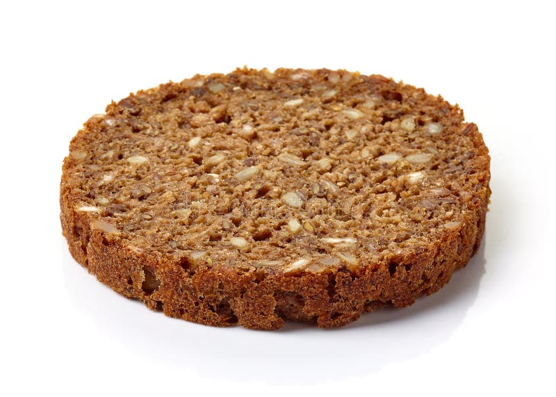 Rebanada De Pan Integral De La Multi-semilla Tostado Y Untado Con ...