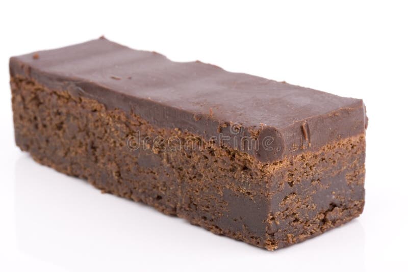 Rebanada del chocolate foto de archivo. Imagen de lujoso - 7160244