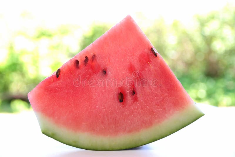 Rebanada Fresca De La Sandía Foto de archivo - Imagen de postre, pulpa ...