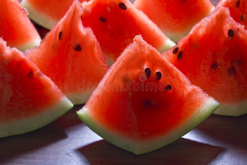 Rebanada de sandía imagen de archivo. Imagen de fresco - 7229385