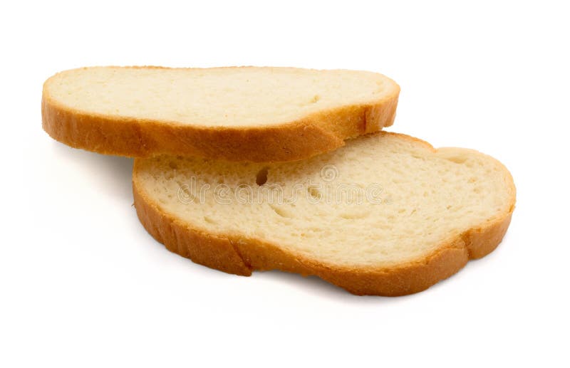 Rebanadas de pan imagen de archivo. Imagen de blanco, corteza - 4801773