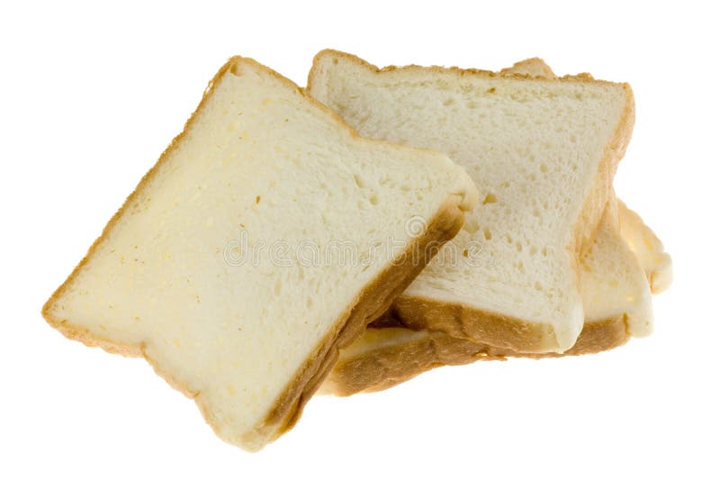 Dos rebanadas de pan. imagen de archivo. Imagen de pasteles - 8672471