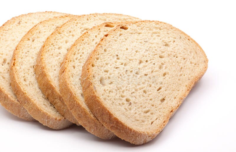 Rebanadas del pan imagen de archivo. Imagen de blanco - 22777129
