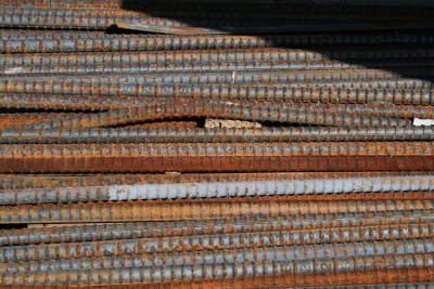 Rebar stock image. Image of fence, strenght, rust, reinforcement - 6328983