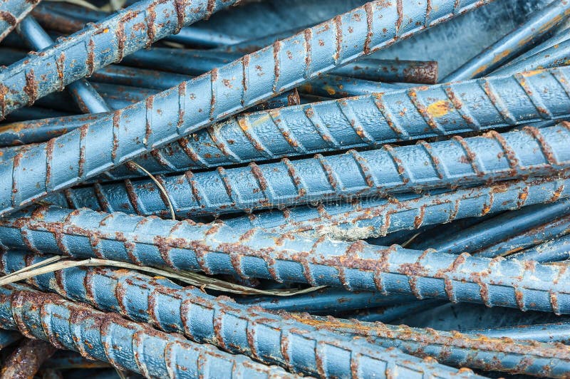 Rebar background stock photo. Image of metal, reinforcing - 64982256