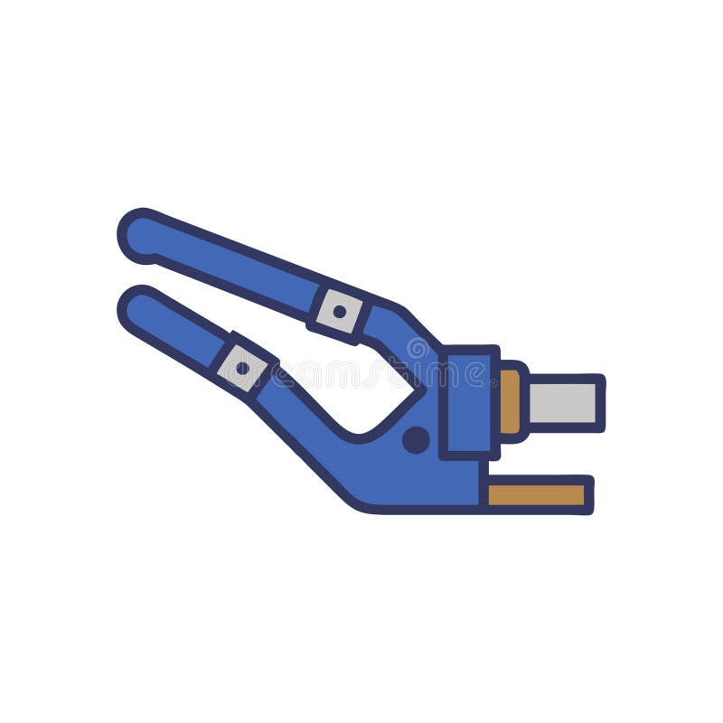 Rebar Bender Icon for Concrete Projects Stock Illustration ...