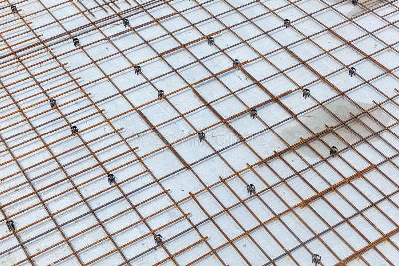 Rebar metal frame stock image. Image of engineering - 246536357