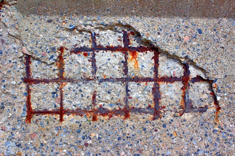 Rebar Visible through Walls Stock Image - Image of destruction, debris ...