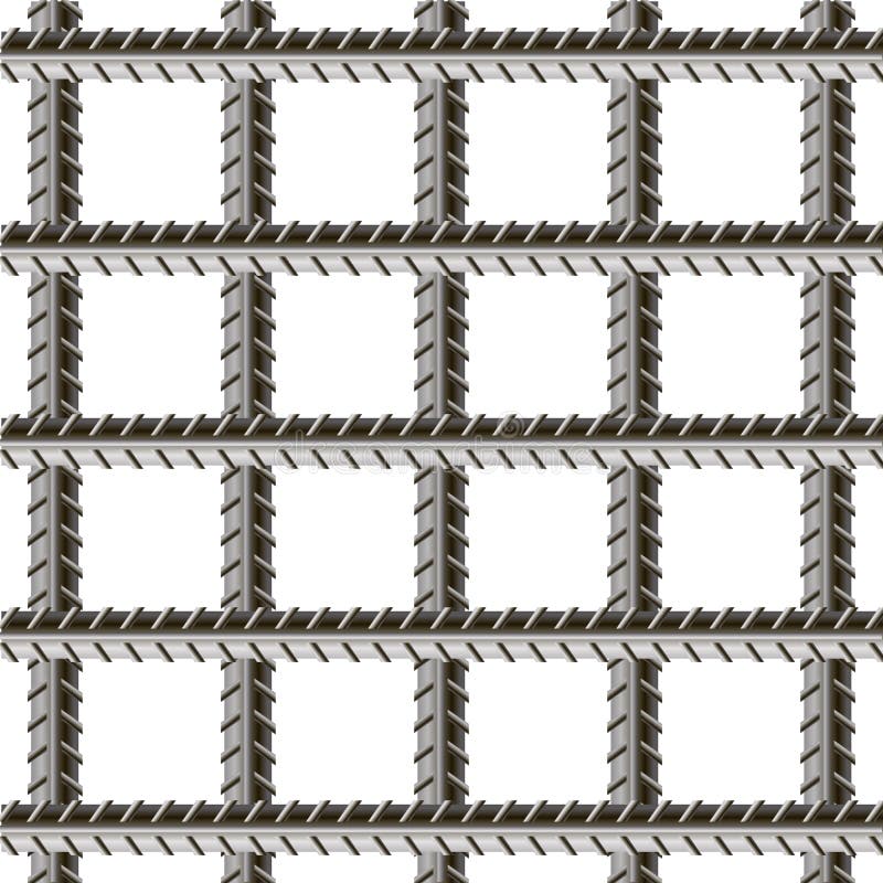 Rebars, acero del refuerzo ilustración del vector. Ilustración de ...