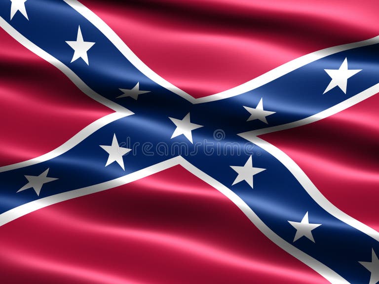 Rebel flag stock illustration. Illustration of unity, state - 3836850