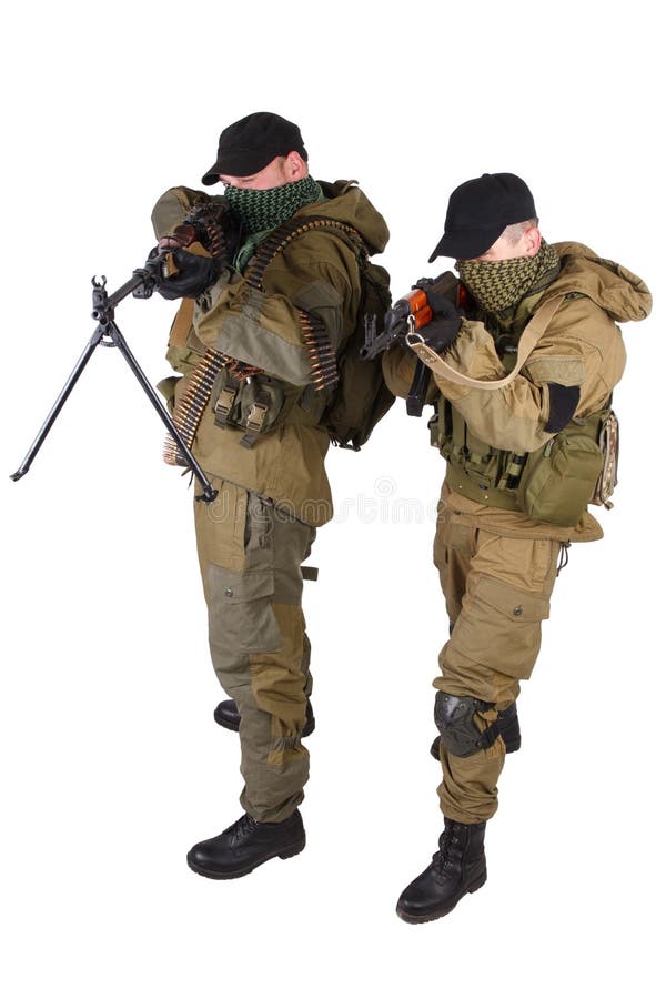 Rebeldes Com a Arma Do ANG RPD De AK 47 Foto de Stock - Imagem de ...