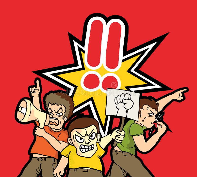 Rebels characters stock vector. Illustration of rights - 56787732