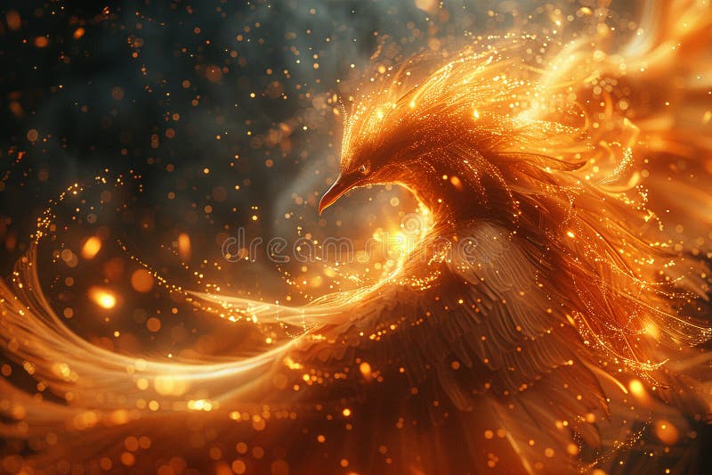 The rebirth of a phoenix stock image. Image of revive - 310483549