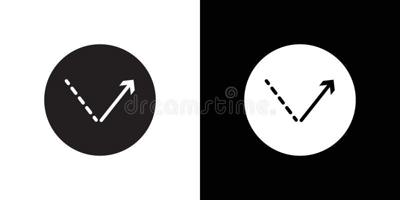 Rebound Icon Thin Line Flat Illustration Stock Vector - Illustration of ...