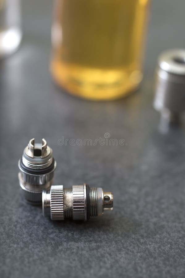Rebuildable Vaping Atomizer Stock Photo - Image of rendering, black ...