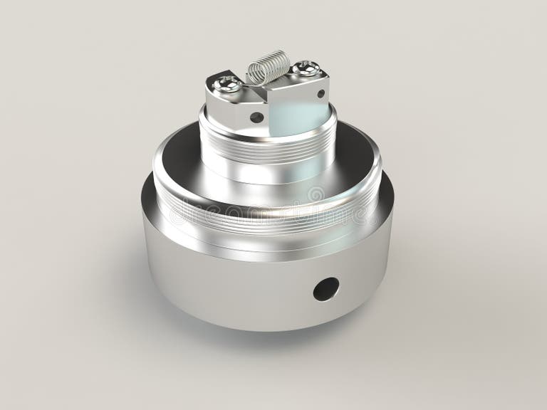 Rebuildable Vaping Atomizer Stock Illustration - Illustration of ...