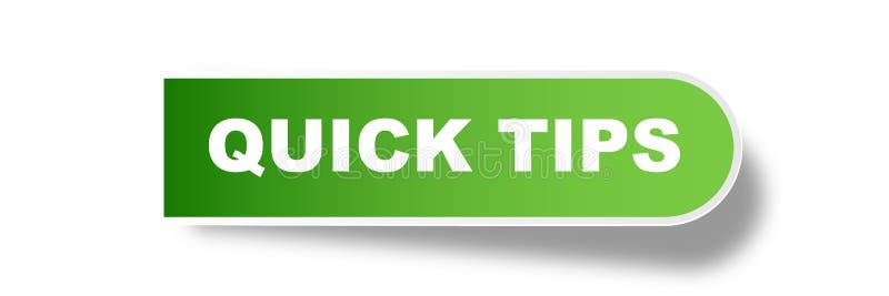 Quick Tips Sticker Vector Illustration Stock Illustration ...