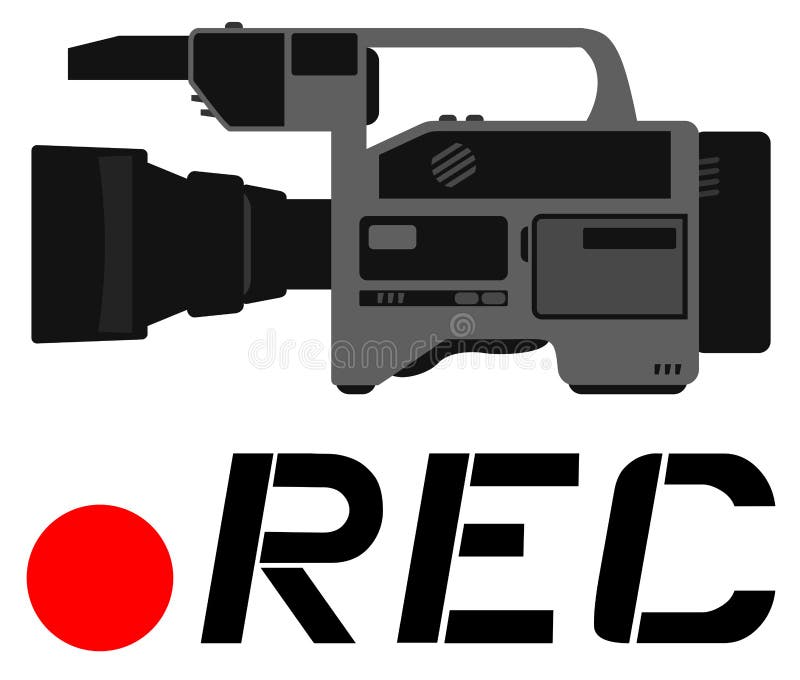 Rec icon stock vector. Illustration of advertisement - 31747819