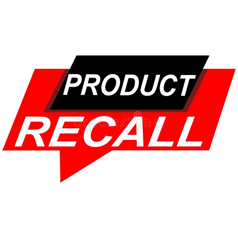 Recall Product Website Logo Stock Illustration - Illustration of ...