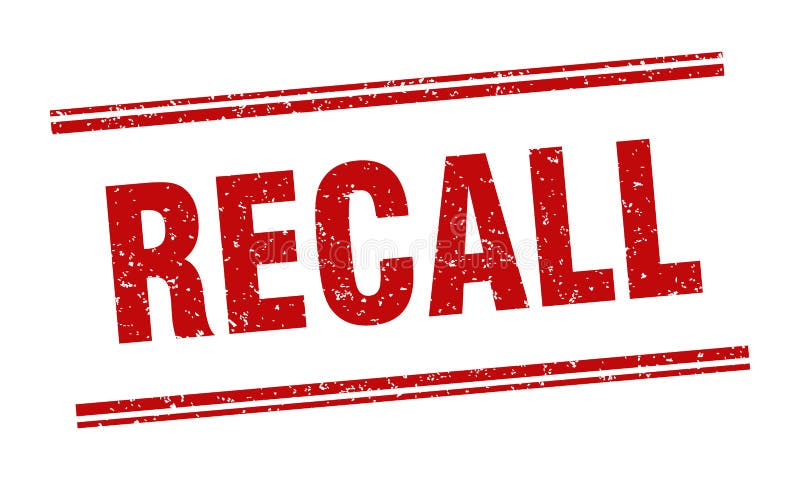 Recall Stamp. Recall Square Grunge Sign Stock Vector - Illustration of ...