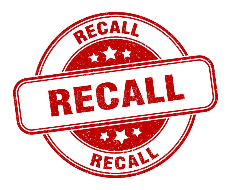 Recall Stamp. Recall Round Grunge Sign Stock Vector - Illustration of ...