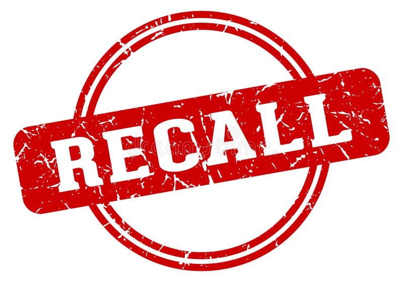 Recall stamp stock vector. Illustration of element, graphic - 360709968