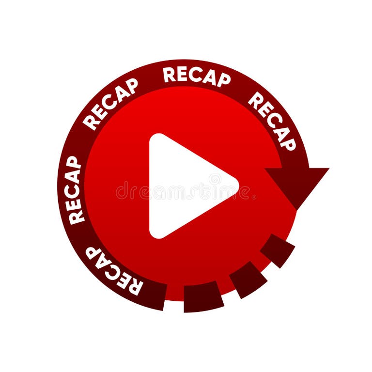 Recap Video. Button Replay. Video Play. Watching on Streaming. Vector ...