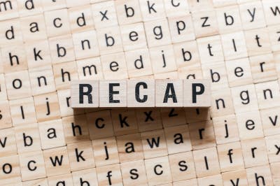 Recap word concept stock photo. Image of learning, agreement - 146043878