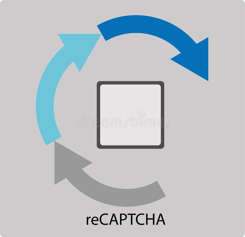 ReCaptcha 1 stock vector. Illustration of icon, graphic - 195643356