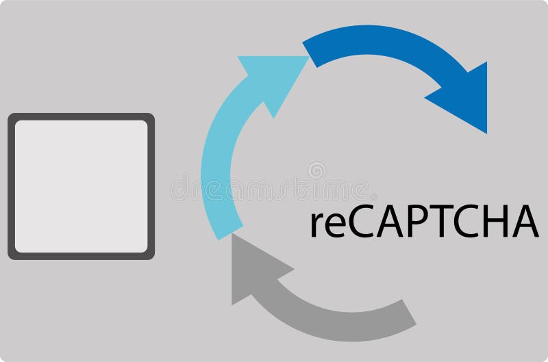 ReCaptcha stock vector. Illustration of recaptcha, prevention - 195643381