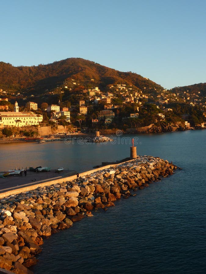 Recco, Italy stock image. Image of mediterranean, riviera - 25444939