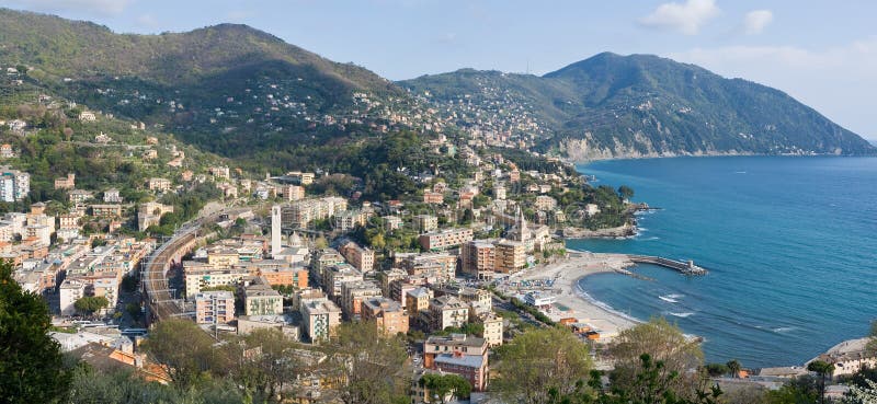 Recco, Italy stock image. Image of mediterranean, riviera - 25444939
