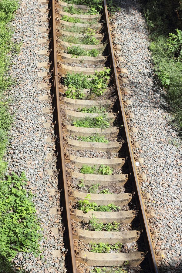 Receding into the Distance Rails Stock Image - Image of distance, rails ...