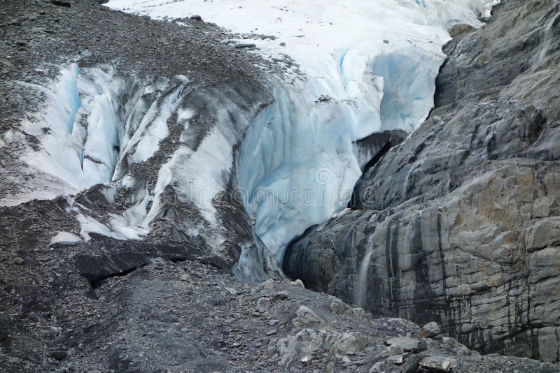 A Receding Glacier in Alaska Stock Photo - Image of alaska, nature ...